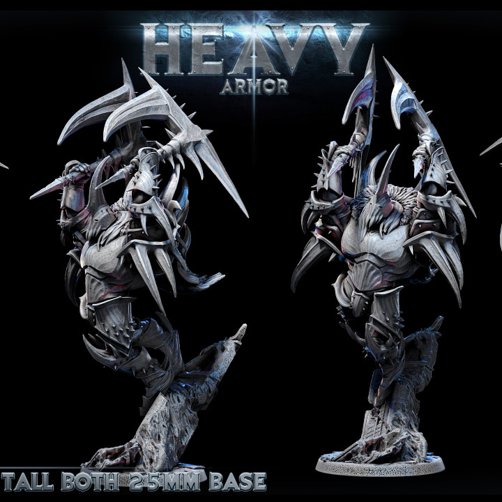 3D Printable Heavy Armor Clan (MiniMonsterMayhem Release) by Mini ...