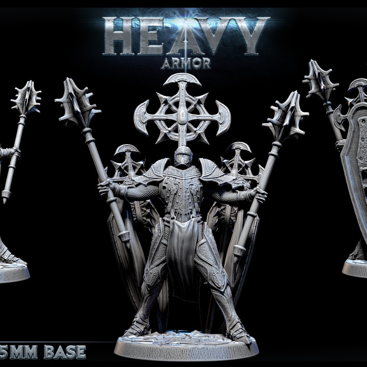 3D Printable Heavy Armor Clan (MiniMonsterMayhem Release) by Mini ...