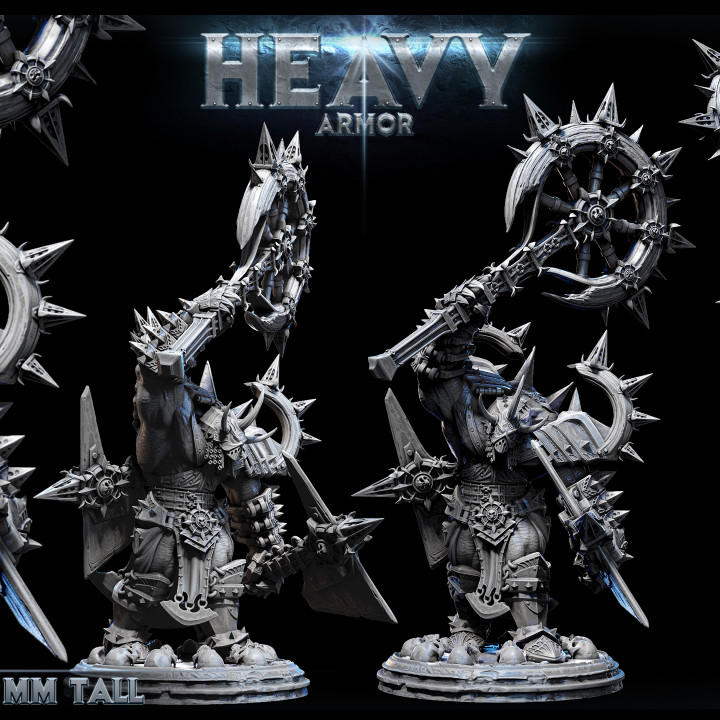 3D Printable Heavy Armor Clan (MiniMonsterMayhem Release) by Mini ...