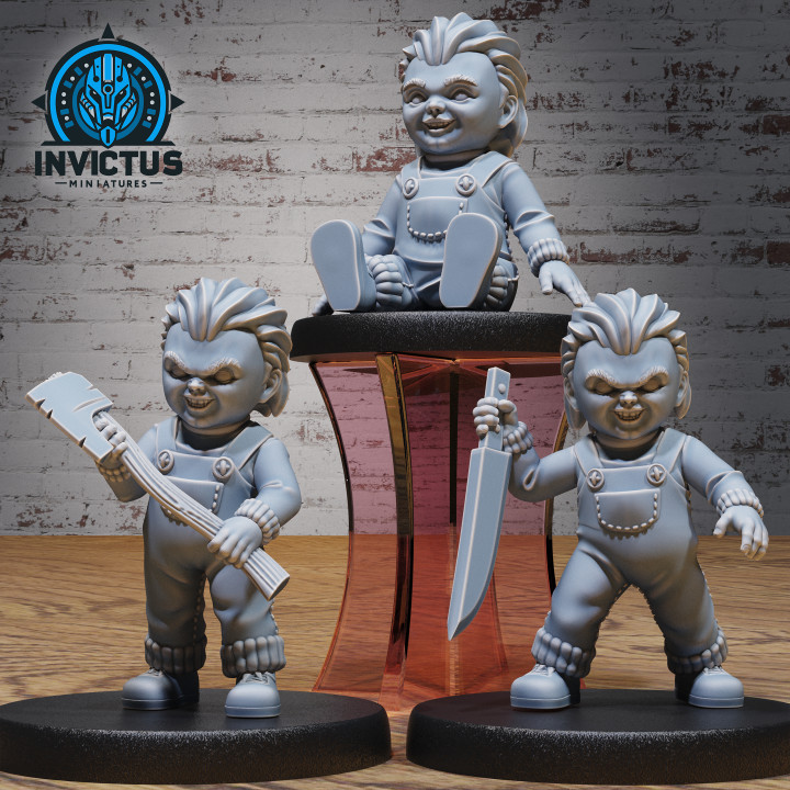 3D Printable Horror Night Set / Movie Villain Collection / Serial ...