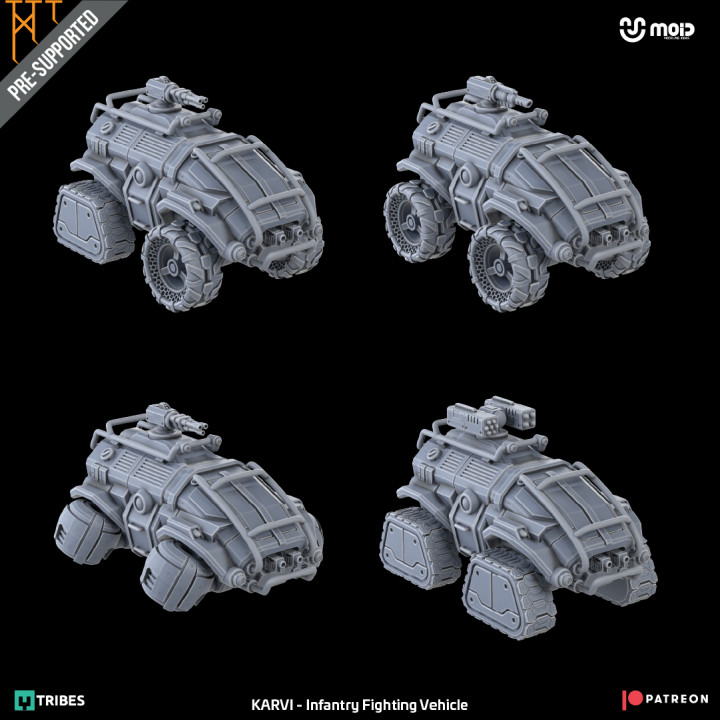 3D Printable Karvi Infantry Fighting Vehicle by Moid