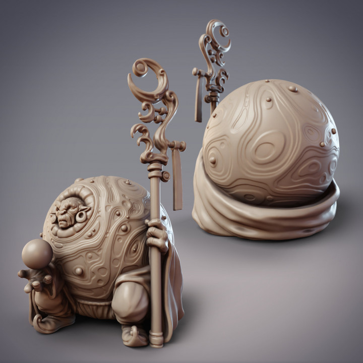 3D Printable Orb Magus - Qamar, Tara'iq Geometer (Pre-supported) by ...