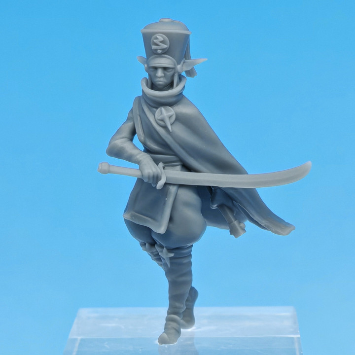 3D Printable Desert Elf Guard - Naila, Hakam Geometer (Pre-Supported ...