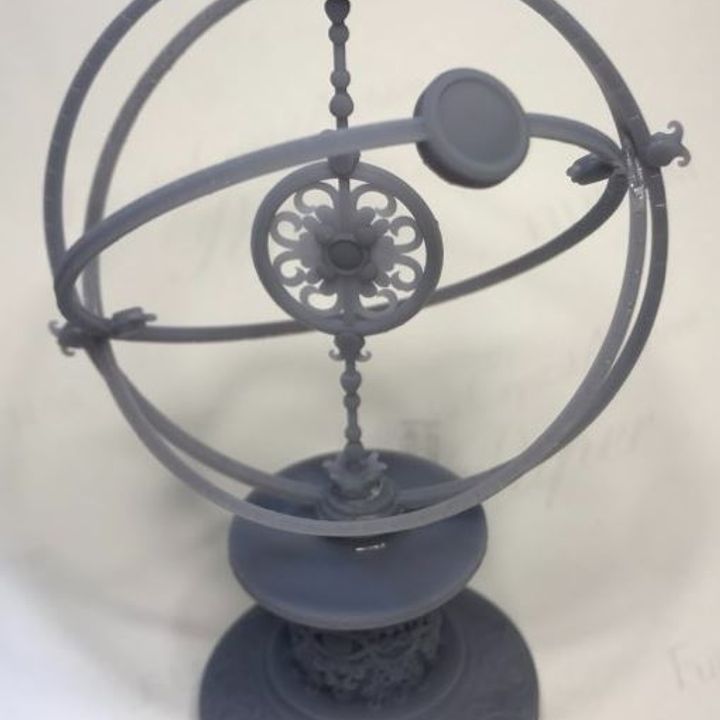 3D Print of Astral Armillary Scatter Terrain (Pre-supported) by gustopher17