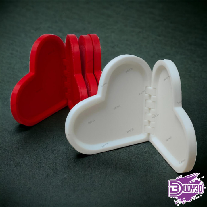3D Printable Fidget Toy Heart by BODY3D