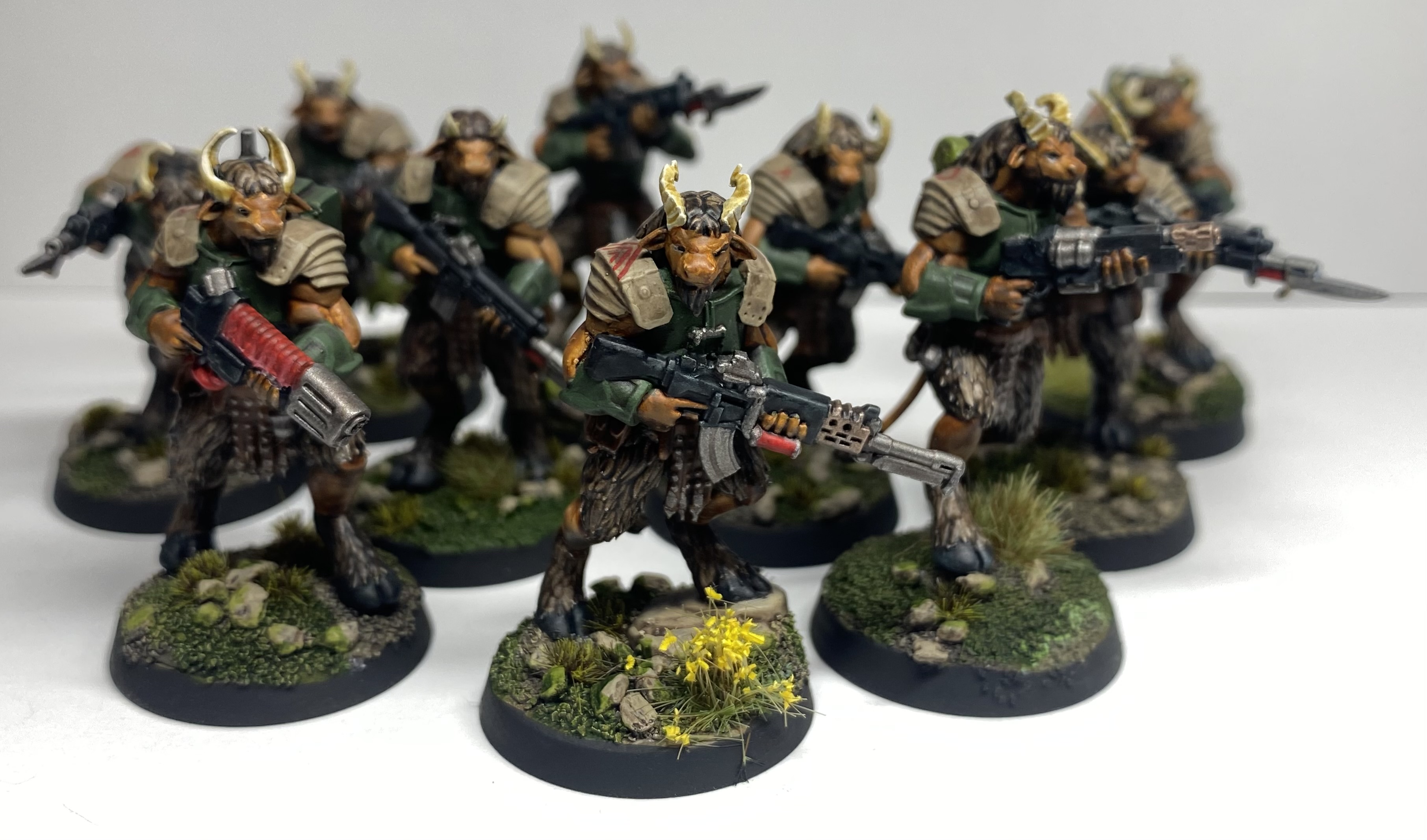 3D Printable Roman Modular Saytr "Full-Horn" Infantry - Presupported by ...