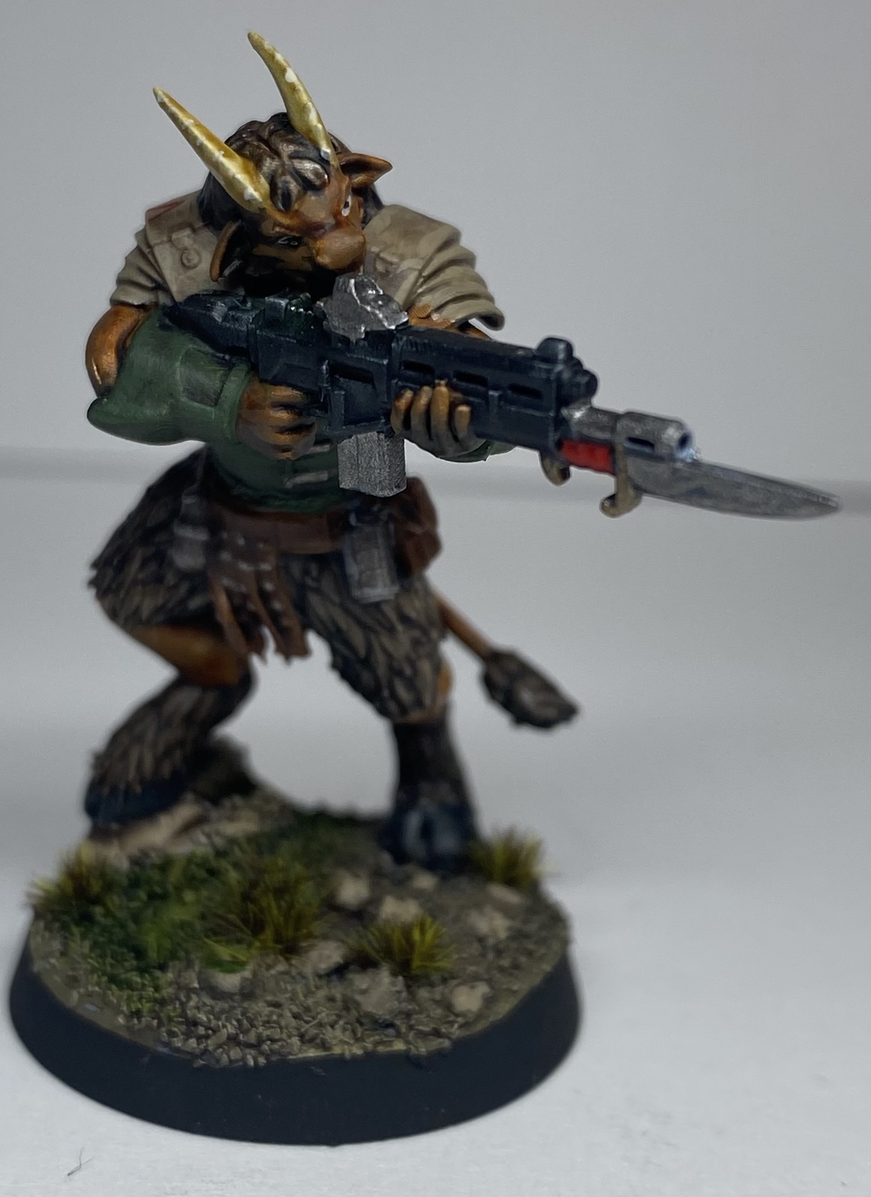 3D Printable Roman Modular Saytr "Full-Horn" Infantry - Presupported by ...