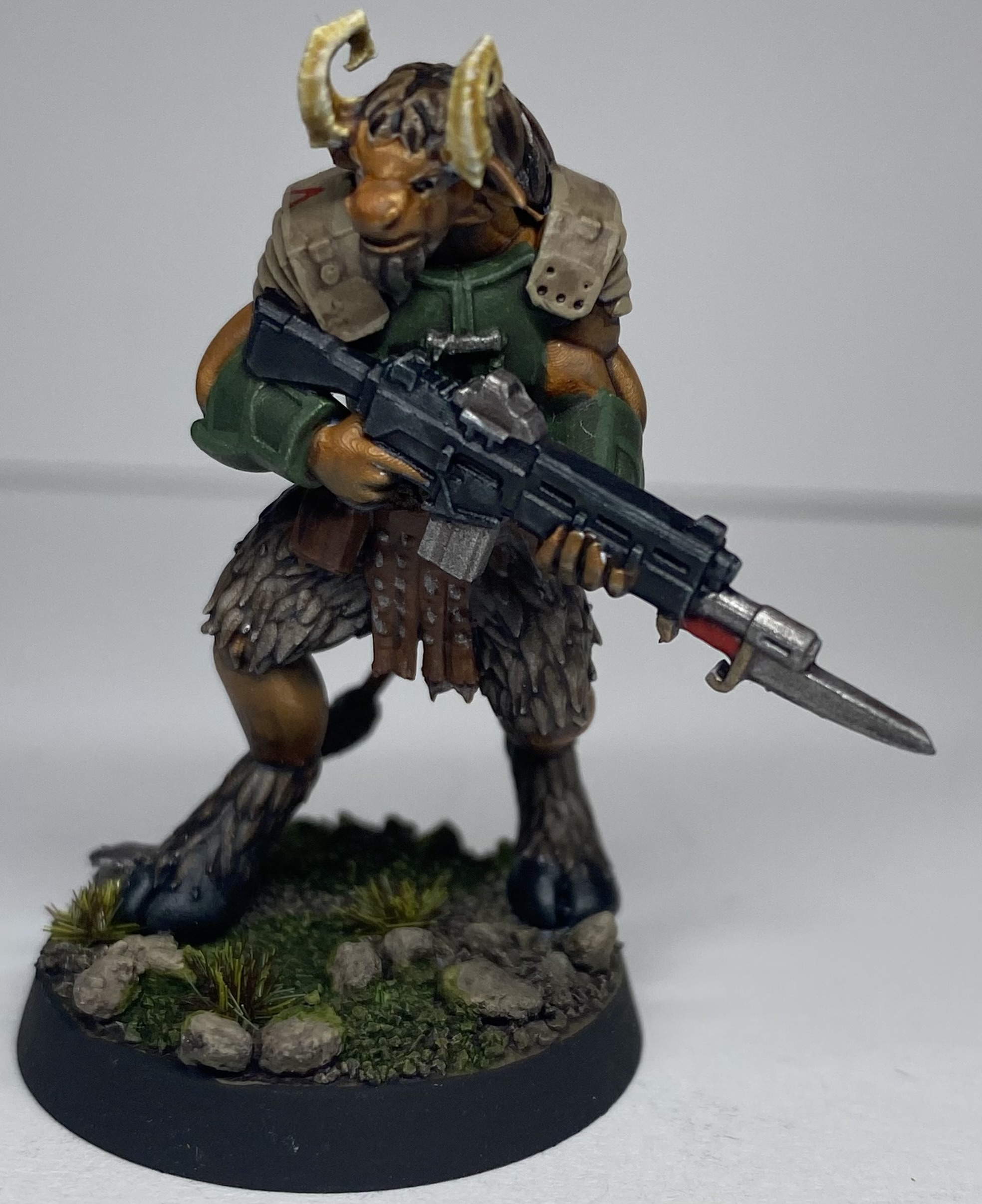 3D Printable Roman Modular Saytr "Full-Horn" Infantry - Presupported by ...