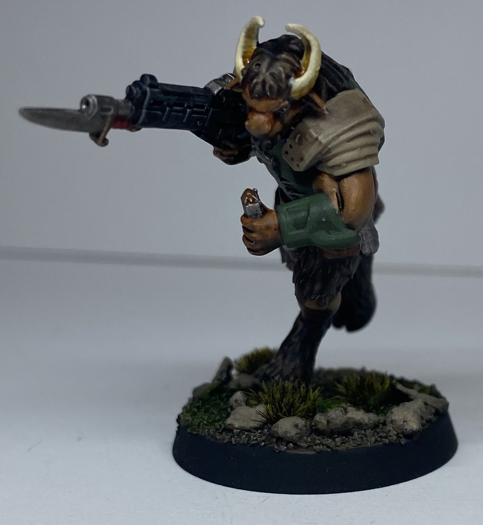 3D Printable Roman Modular Saytr "Full-Horn" Infantry - Presupported by ...