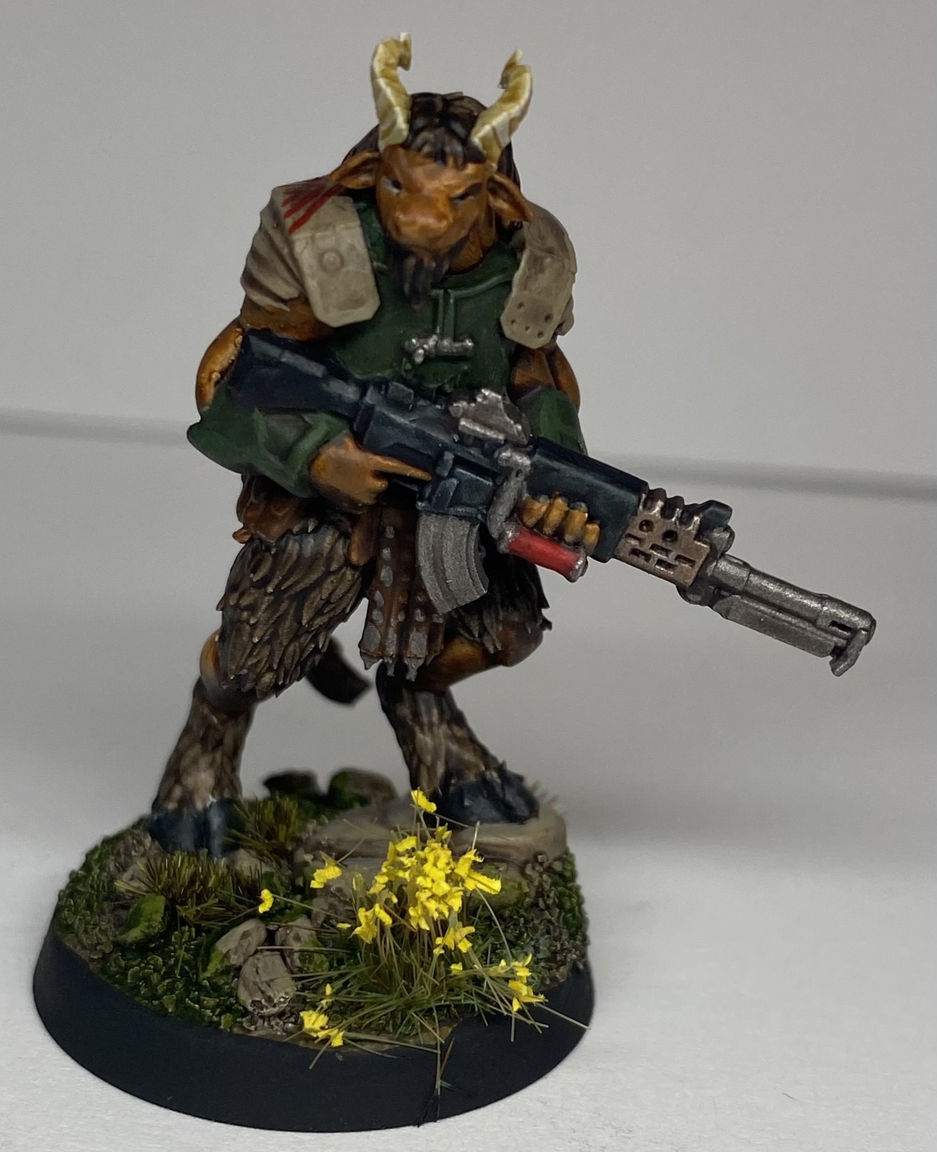 3D Printable Roman Modular Saytr "Full-Horn" Infantry - Presupported by ...