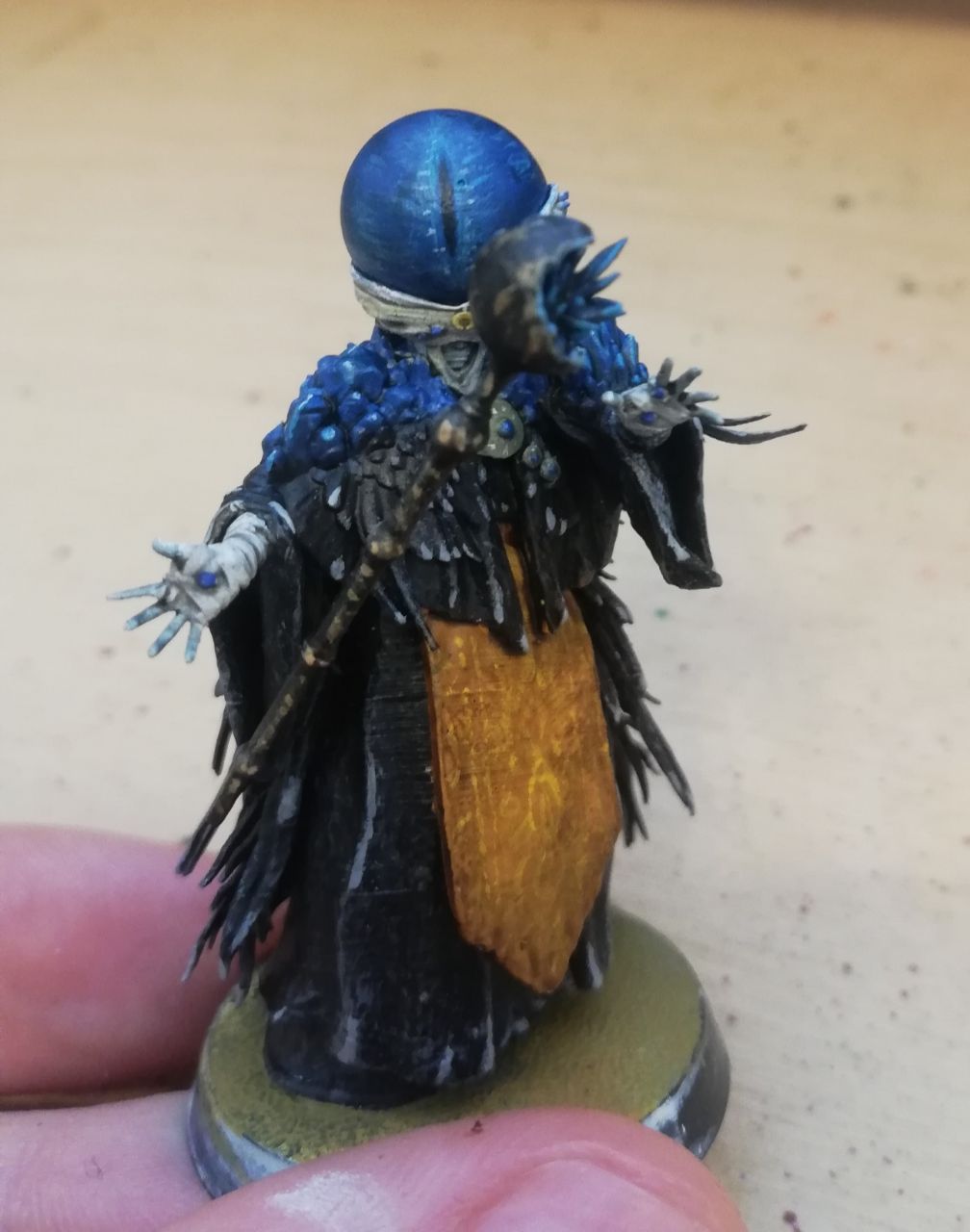 3D Printable Amber & Azure Mages by realsteone miniatures