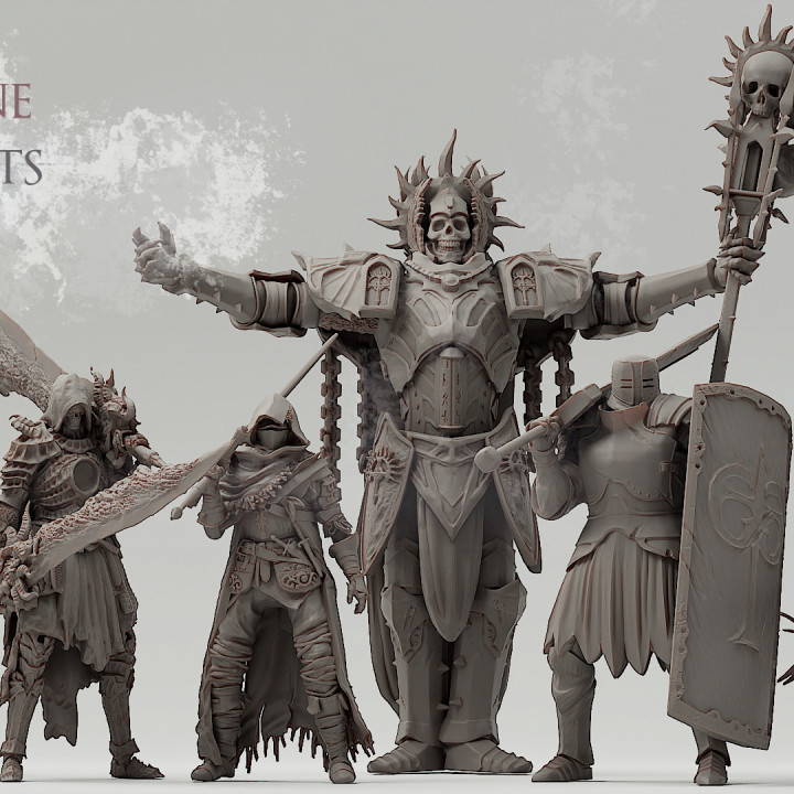 3D Printable Dark Iron Knight by realsteone miniatures