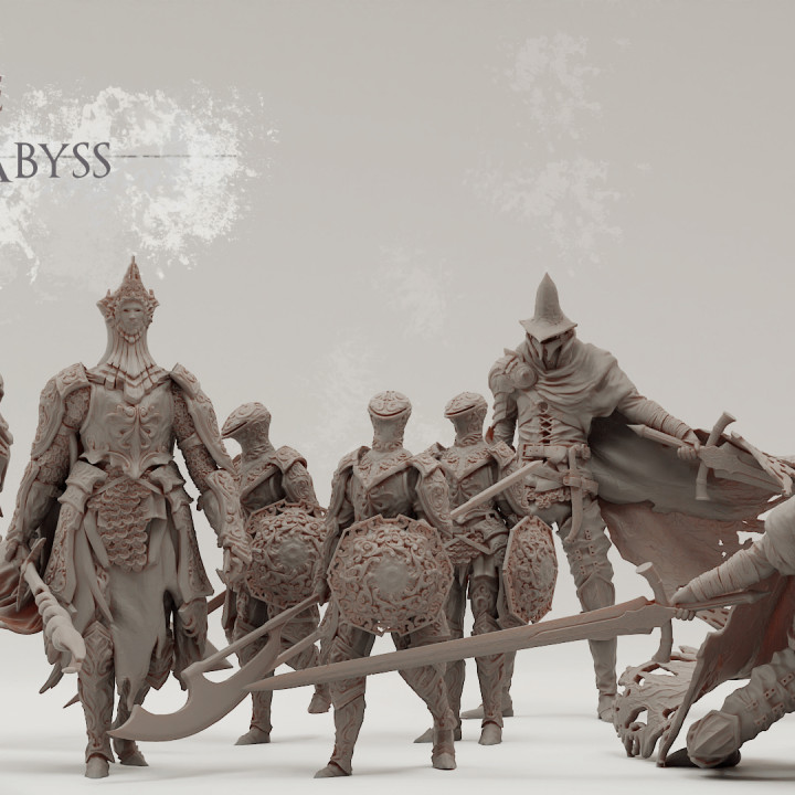 3D Printable Argent Knights by realsteone miniatures