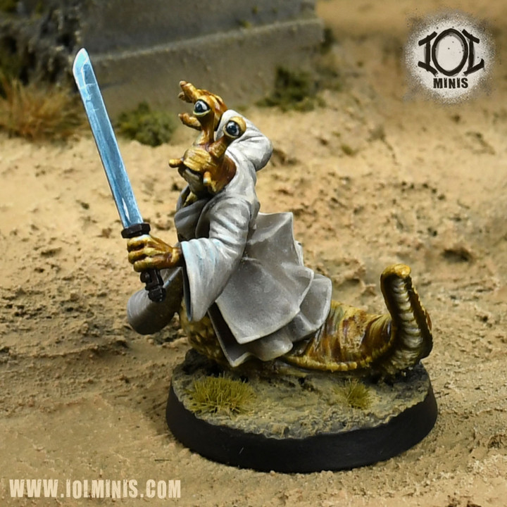 3D Printable Spaceslug Zenmaster by Imitation of Life Miniatures