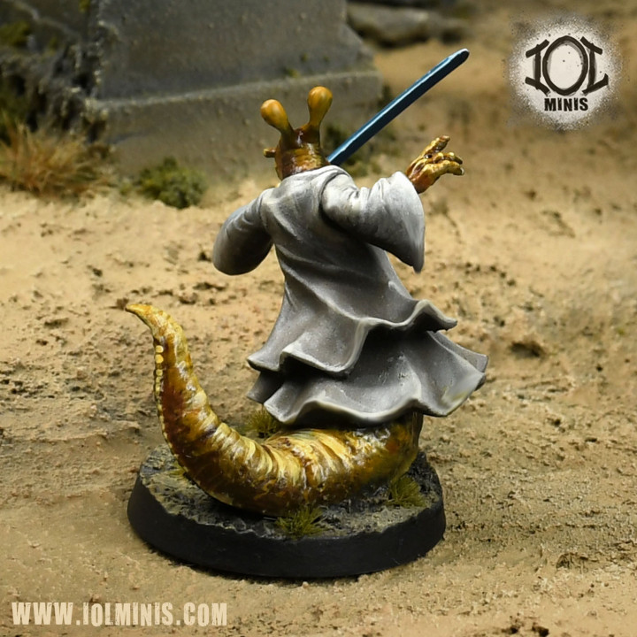 3D Printable Spaceslug Zenmaster by Imitation of Life Miniatures