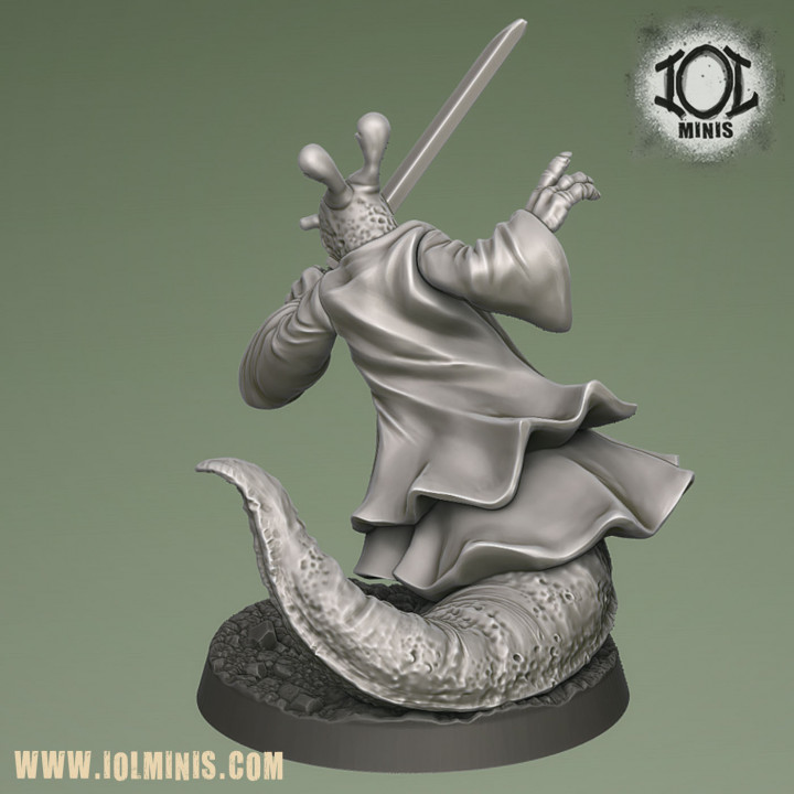 3D Printable Spaceslug Zenmaster by Imitation of Life Miniatures