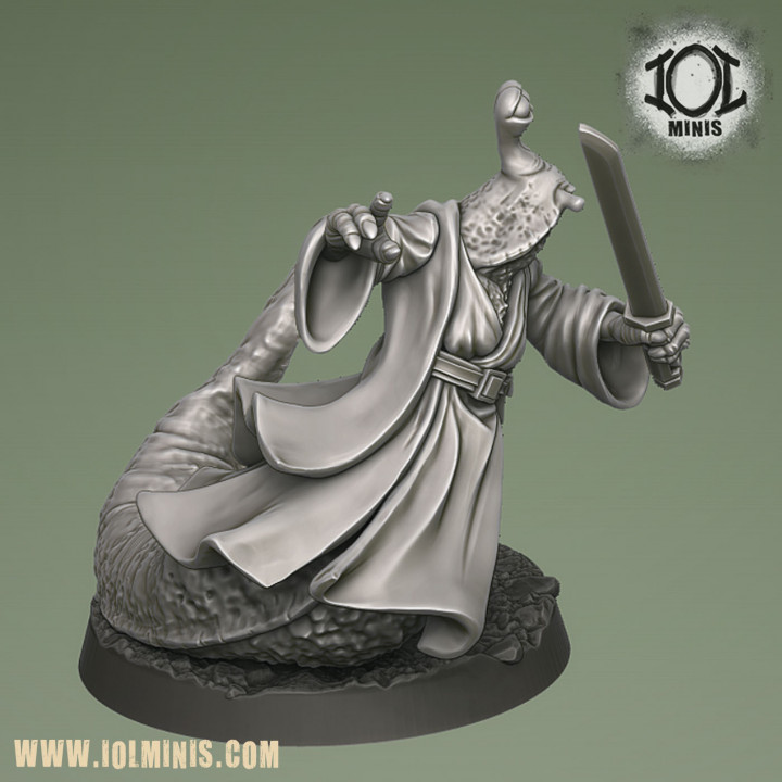 3D Printable Spaceslug Zenmaster by Imitation of Life Miniatures