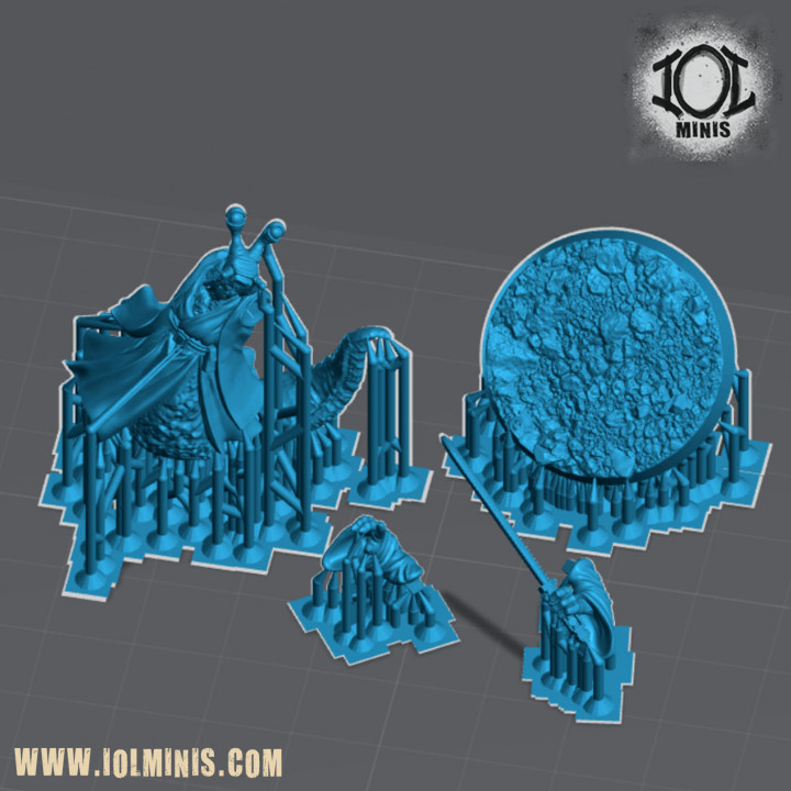 3D Printable Spaceslug Zenmaster by Imitation of Life Miniatures