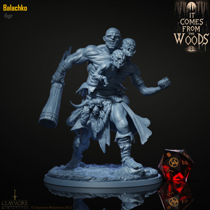 3D Printable Balachko by Claymore Miniatures