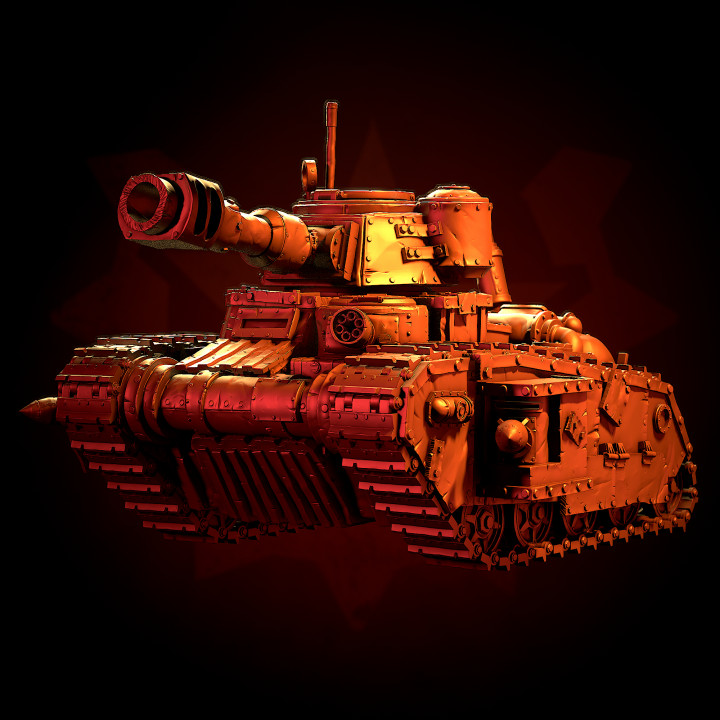 3D Printable MrModulork's Trencha Tank by MrModulork