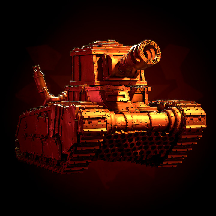 3D Printable MrModulork's Trencha Tank by MrModulork