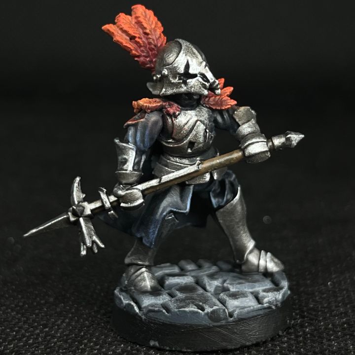 3D Print of Raven Guard miniatures (32mm, modular) by mathewchalker