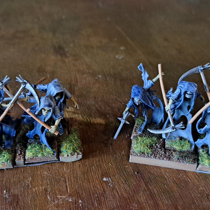 3D Printable Wraith miniatures (32mm, modular) by Juhász Gergely