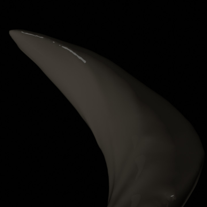 3D Printable Horns for Miniatures or Cosplay by Dim