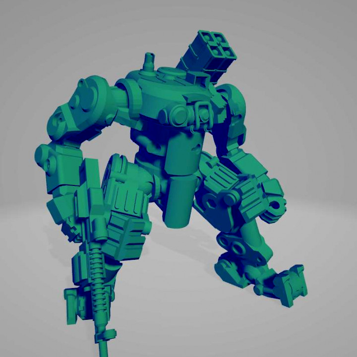 3D Printable Babil BCV: Rifle and Missile loadout (Mech) by Rattapoom ...