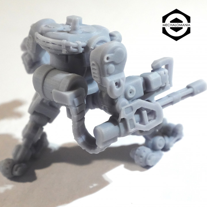 3D Printable Babil BCV: Gatling gun Loadout (Mech) by Rattapoom Kotchapong