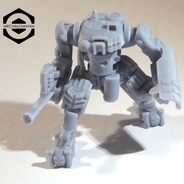 3D Printable Babil BCV: Gatling gun Loadout (Mech) by Rattapoom Kotchapong
