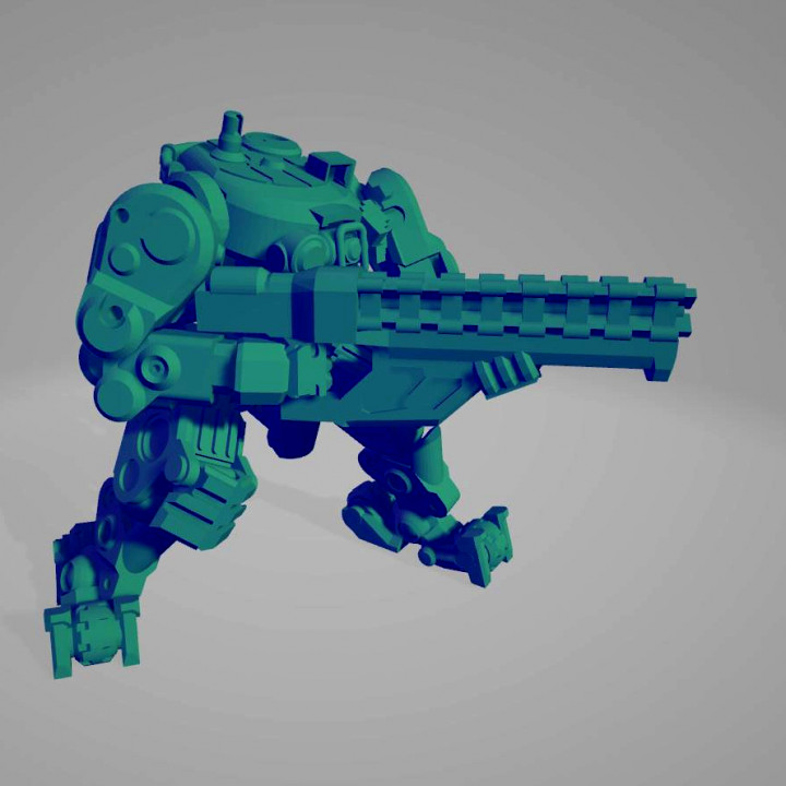3D Printable Babil BCV: Railgun Loadout (Mech) by Rattapoom Kotchapong