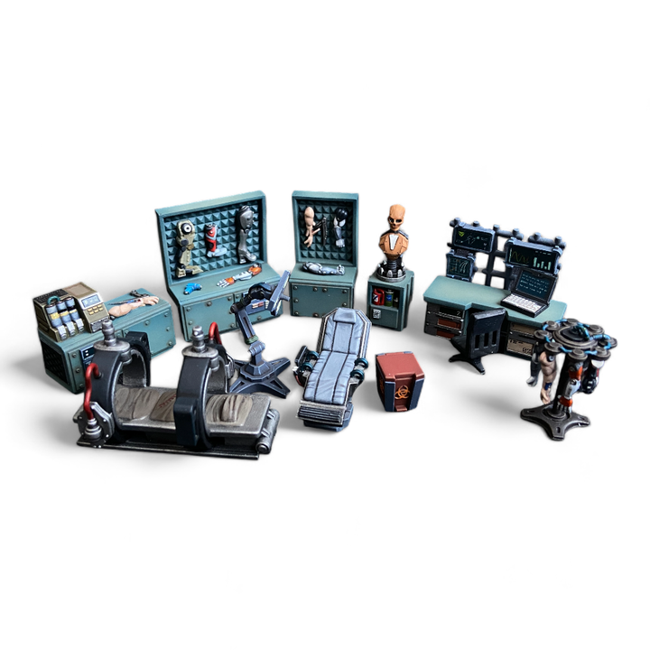 3D Print of Ripper Doc Shop by Tiny-Furniture