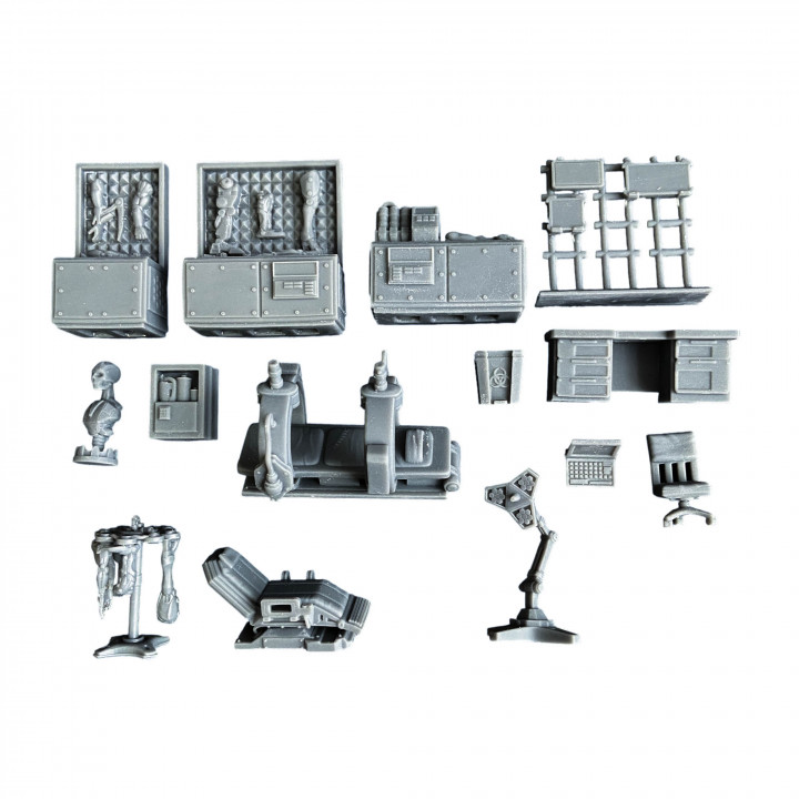 3D Printable Ripper Doc Shop by Tiny Furniture