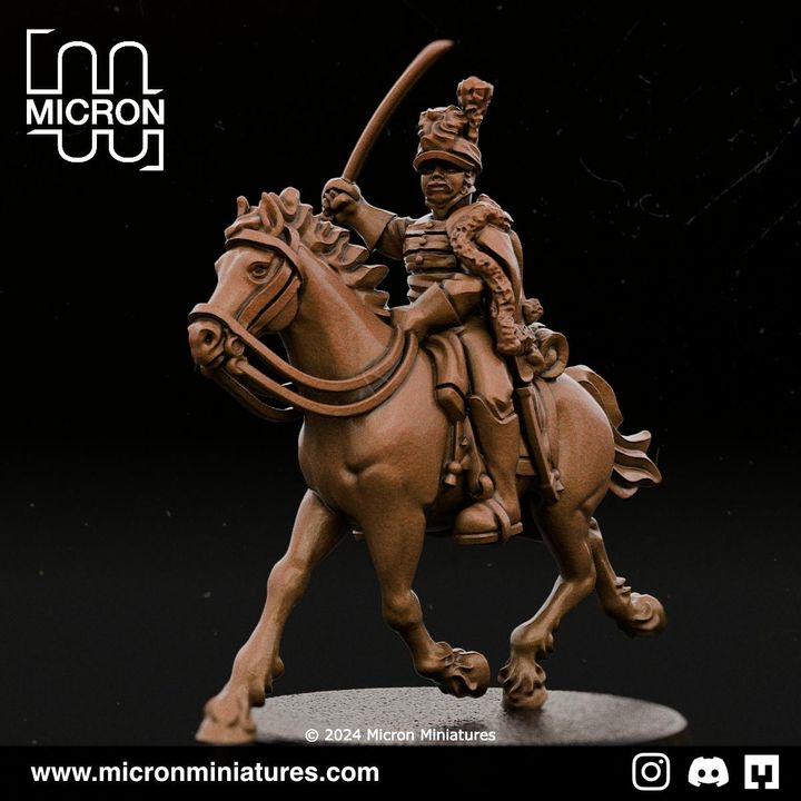 3D Printable Spanish Lancers by Micron Miniatures