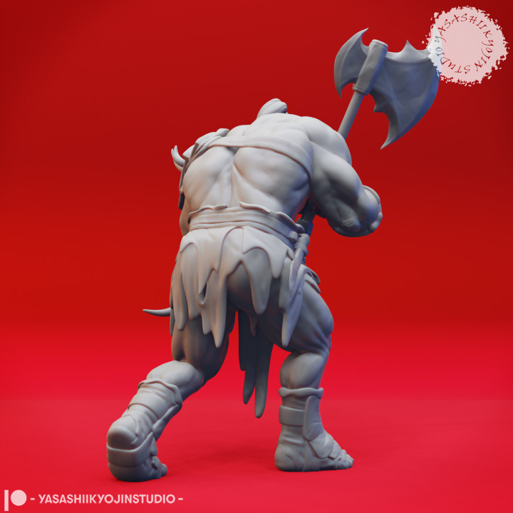 3D Printable Orc - Tabletop Miniature by Yasashii Kyojin Studio
