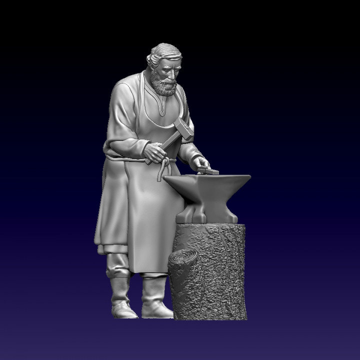 3D Printable BLACKSMITH by Dmitrii Tishchenkov
