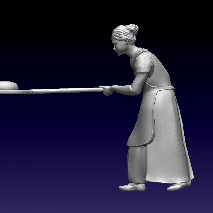 3D Printable HOSTESS BAKER by Dmitry Tishchenkov