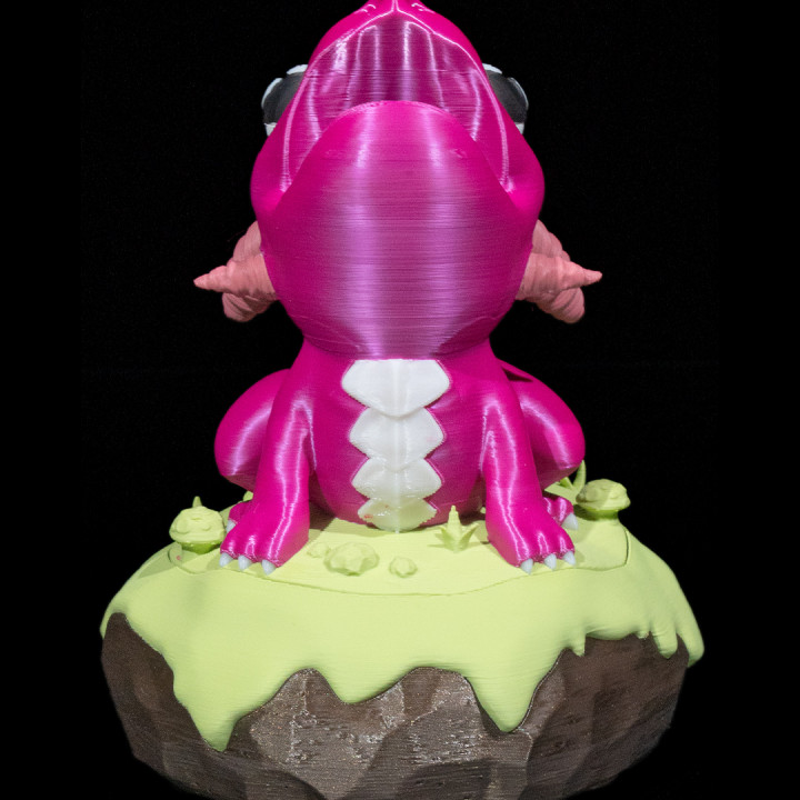 3D Printable Steamy Dragon Hatchling by Stlflix