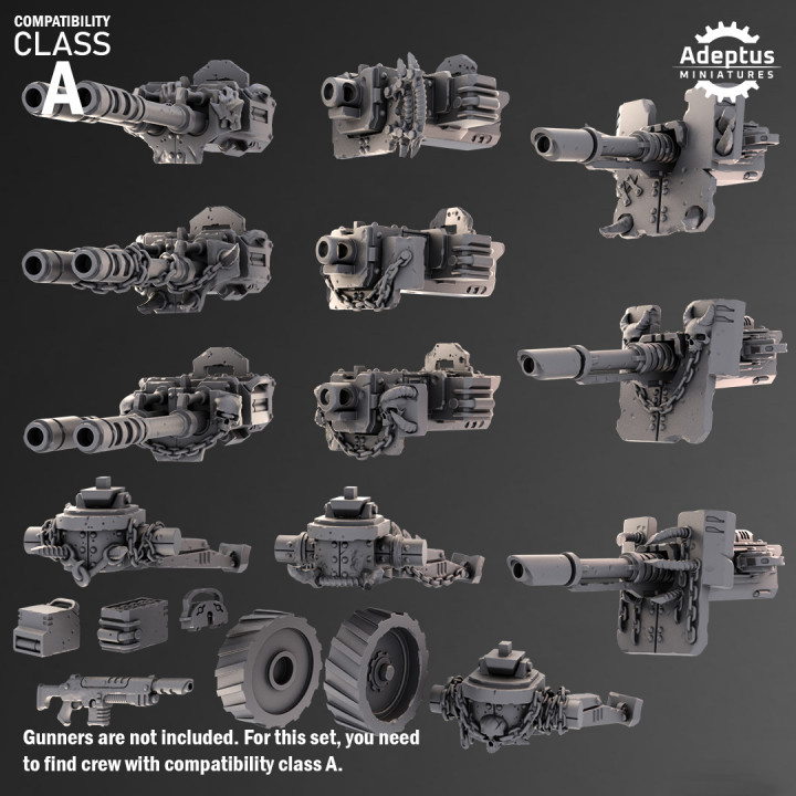 3D Printable Heavy Weapons - Design Option 2. Renegades and Heretics ...