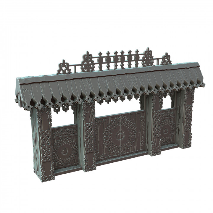 3D Printable Gate and Fence by Multiverse