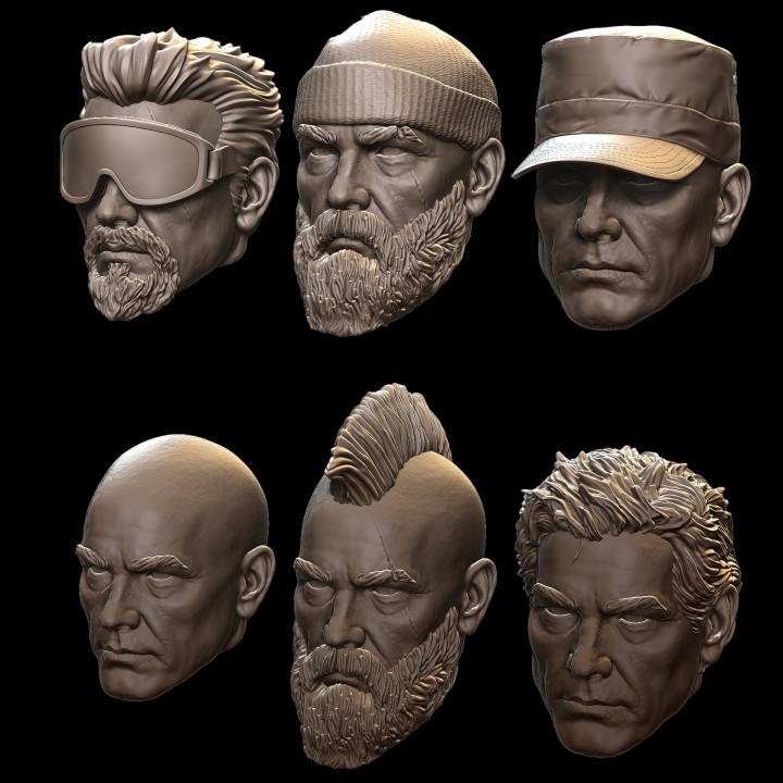 3D Printable Action Figure 3D Printing male Movable body Action Figure ...