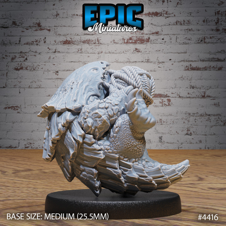 3D Printable Baby Bulette Playing / Landshark Beast / Magical Creature ...