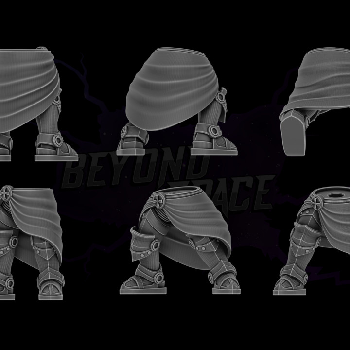 3D Printable [Legacy] Gilded Imperator - Loudout 1: Halberd and Heavy ...