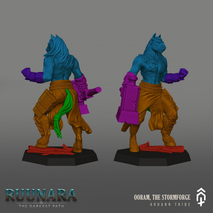 3D Printable RUUNARA - Ooram, the stormforge by EVOD - RUUNARA