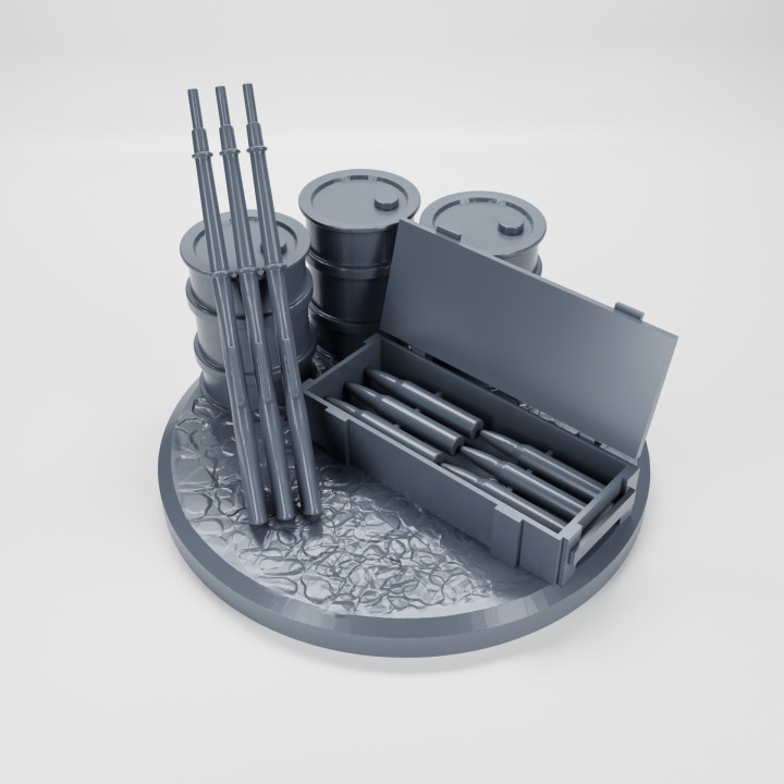 3D Printable 38 Objective markers for Bolt Action (diameter 40mm ...