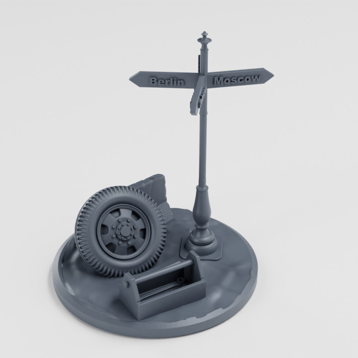 3D Printable 38 Objective markers for Bolt Action (diameter 40mm ...