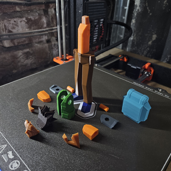 3D Printable Low Poly Ash, Misty and Brock from Pokemon! by 3Demon