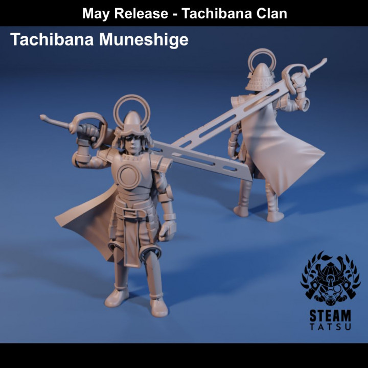 3D Printable Tachibana Muneshige by Steam Tatsu