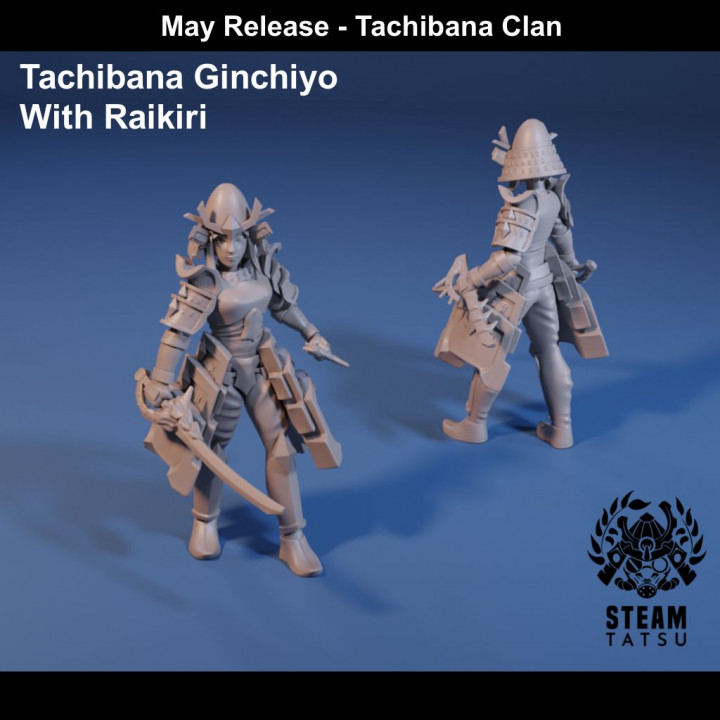 3D Printable Tachibana Ginchiyo by Steam Tatsu